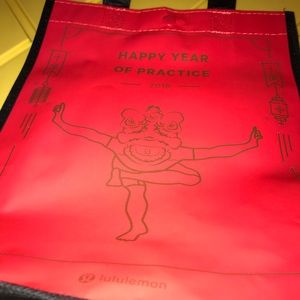 lululemon athletica | Bags | Rare Lululemon Small Shopping Bag Chinese ...